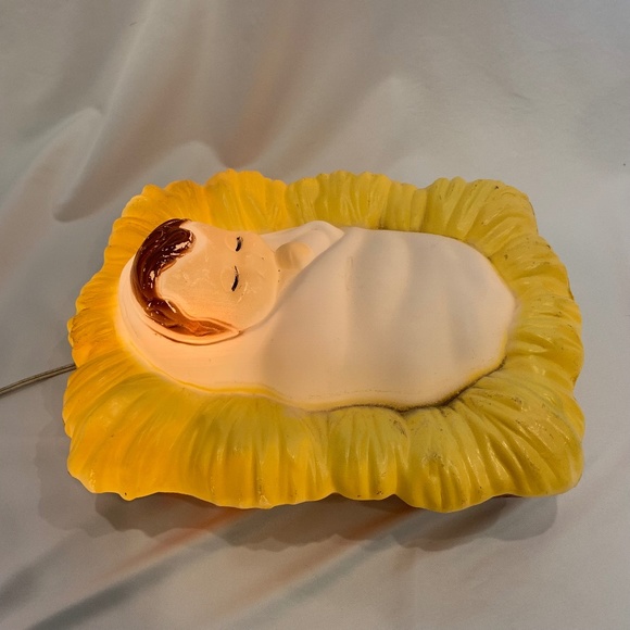 General Foam Plastics | Holiday | Vtg General Foam Baby Jesus Nativity ...